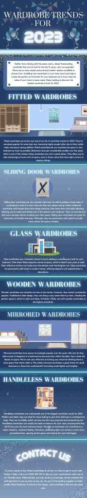 Wardrobe trends for 2023 [ Infographic ] - Robes N Rails